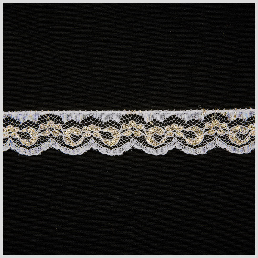1" Off-White Fine Lace
