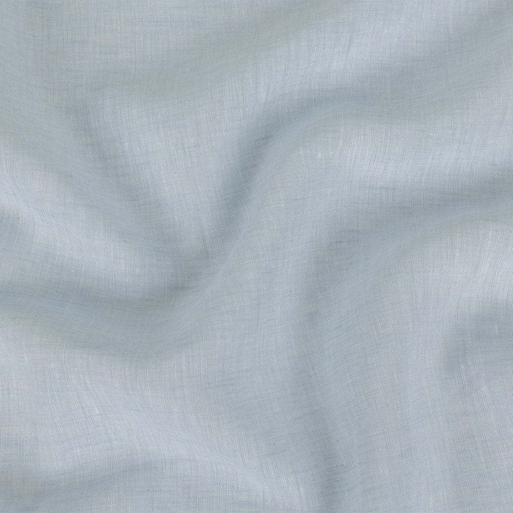 Lightweight Linen Chambray - Heathered Xenon Blue - Minerva Collection