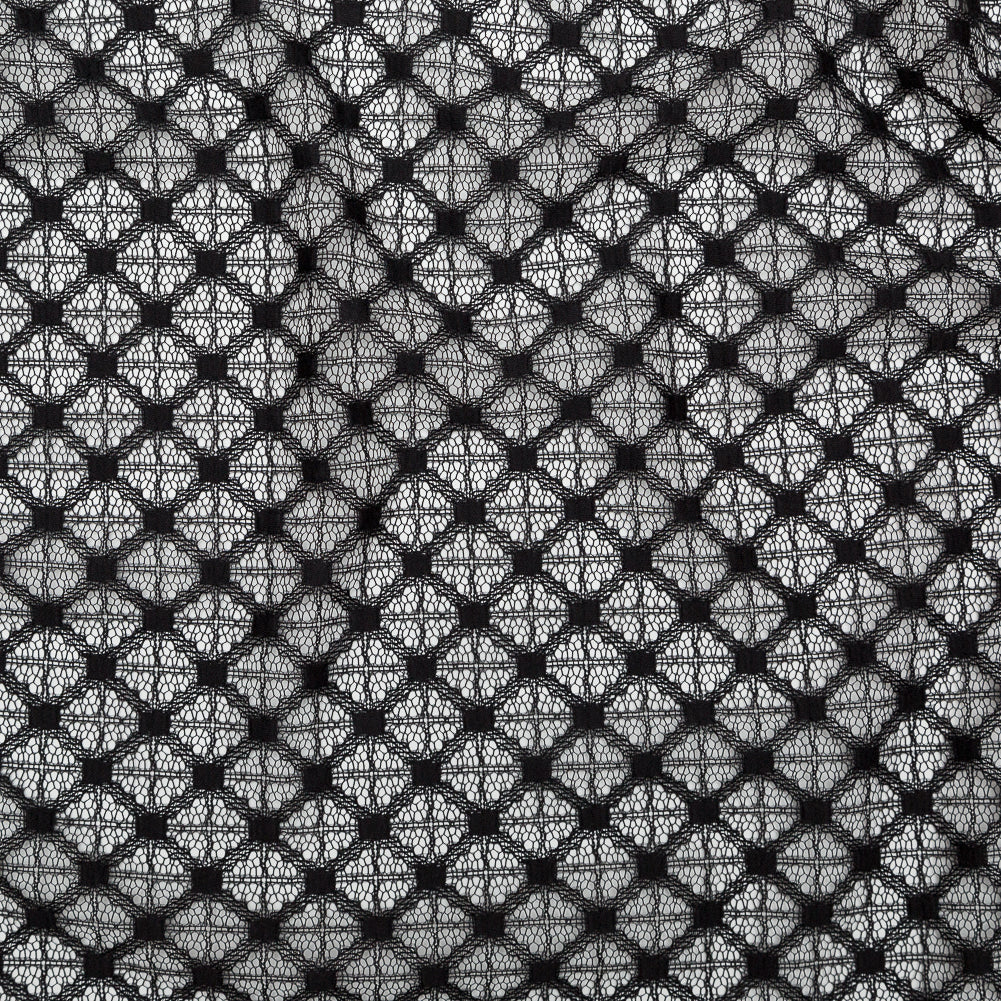 Milly Black Diamond Polyester Lace