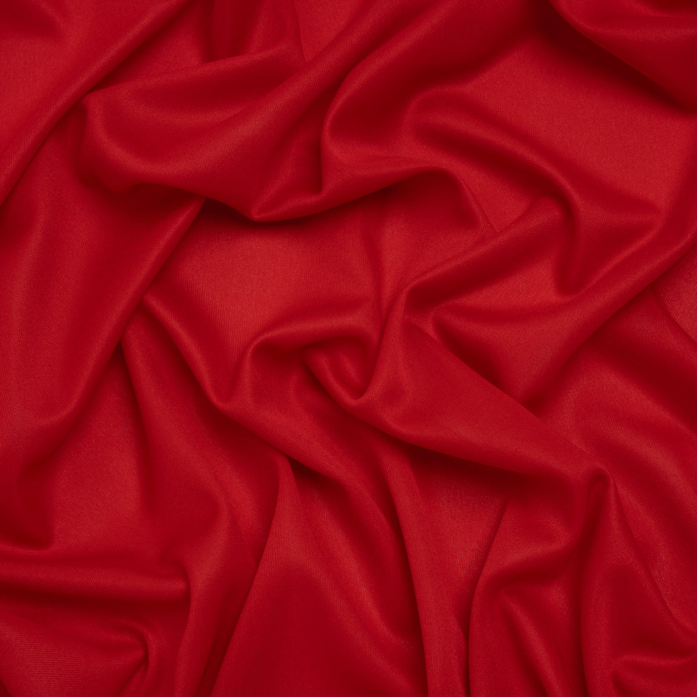 Polyester Pongee Knit Lining - Red - Luca Collection