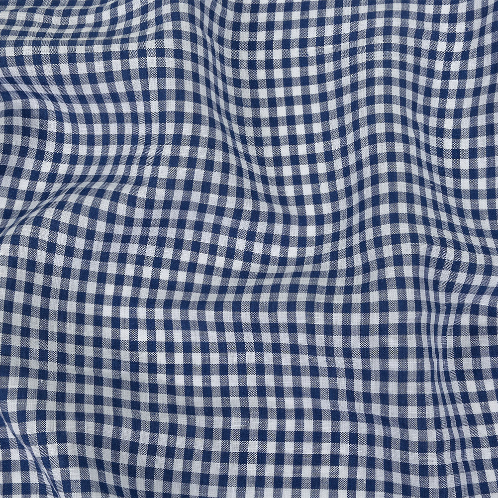 Linen Gingham - Twilight Blue and White - Torres Collection