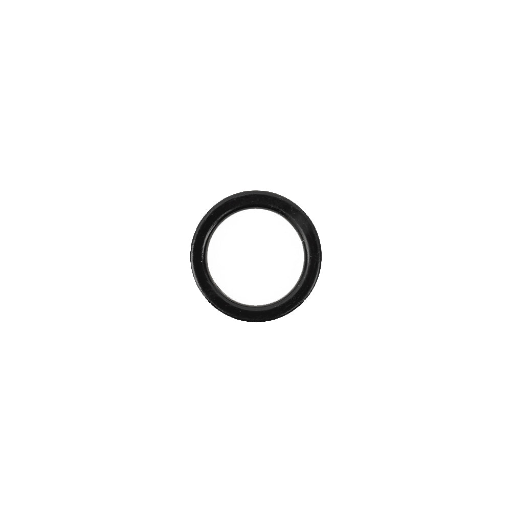 Jet Black Plastic O-Ring for 1/4" Strap - Set of 4