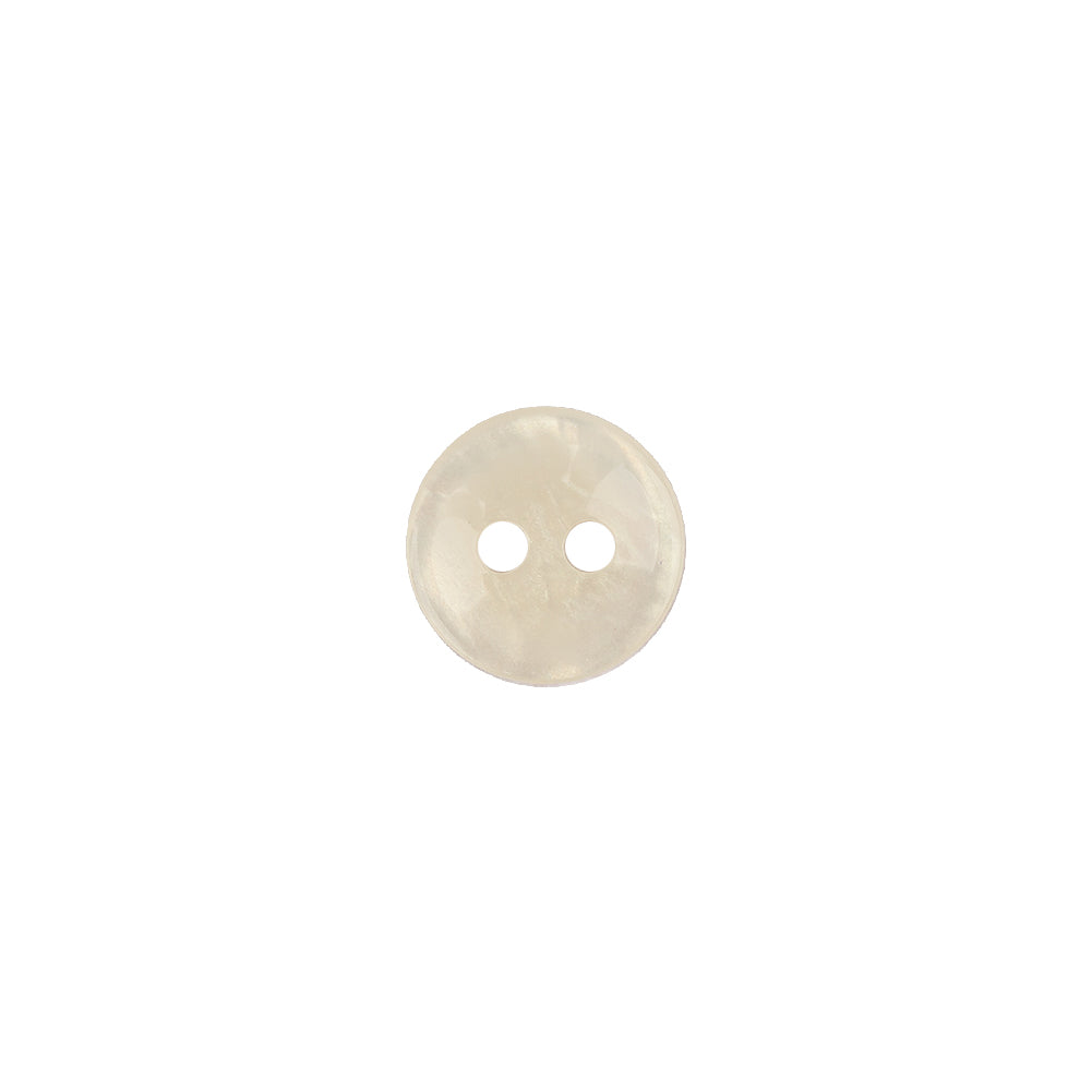Opal Iridescent 2-Hole Plastic Blouse Button - 16L/10mm