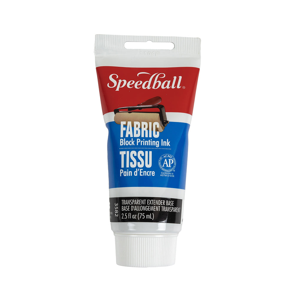 Speedball Transparent Extender Base Fabric Block Printing Ink - 2.5 fl