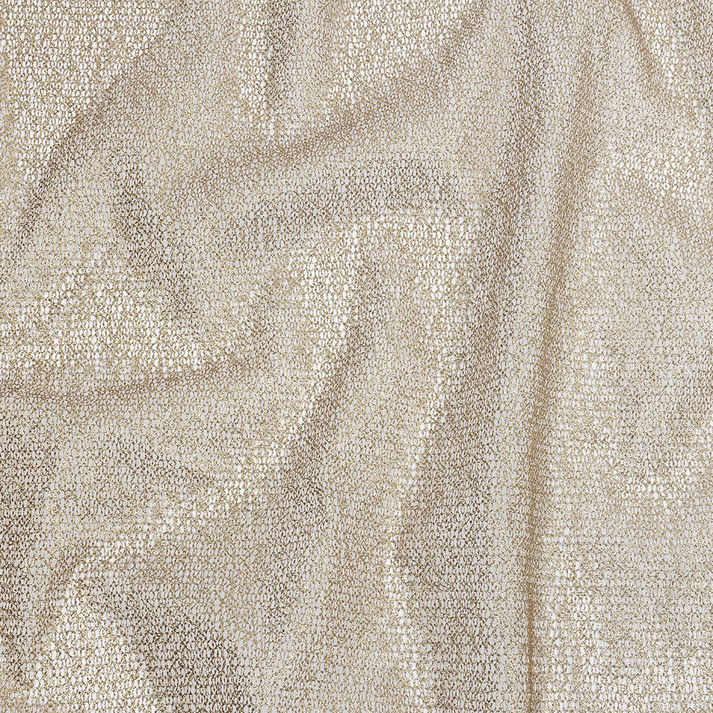 White and Gold Ombre Glitter Webbing