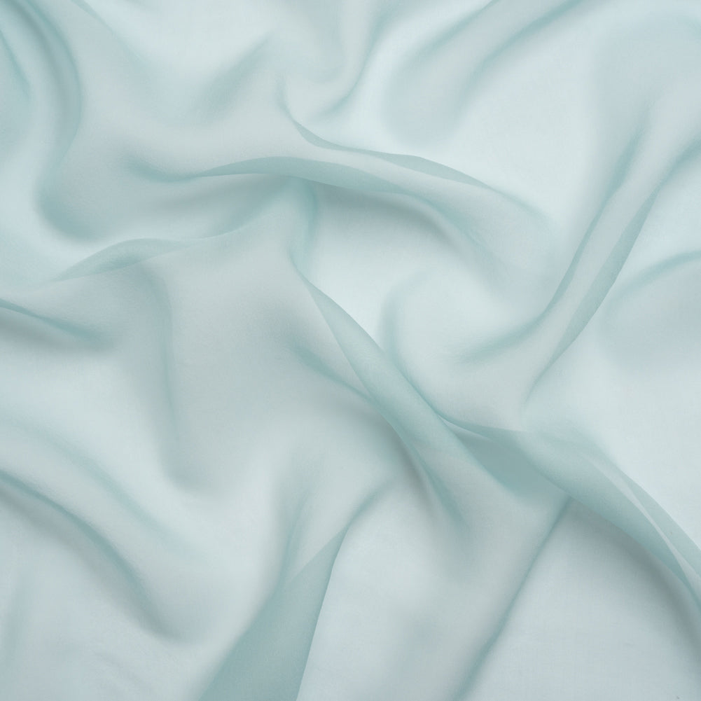 Chiffon-Like Silk Voile - Blue Gray - Adelaide Collection