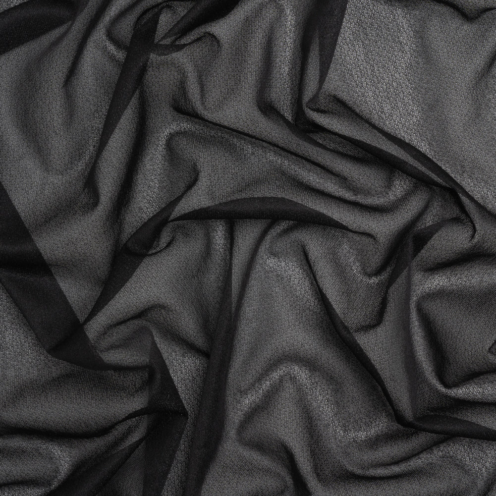 Knit Fusible Interlining, Single Sided - Black