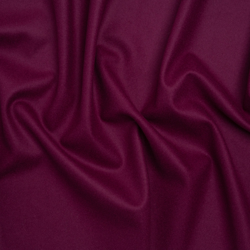 Felted Wool Blend Coating - Berry Pink - Elliot Collection