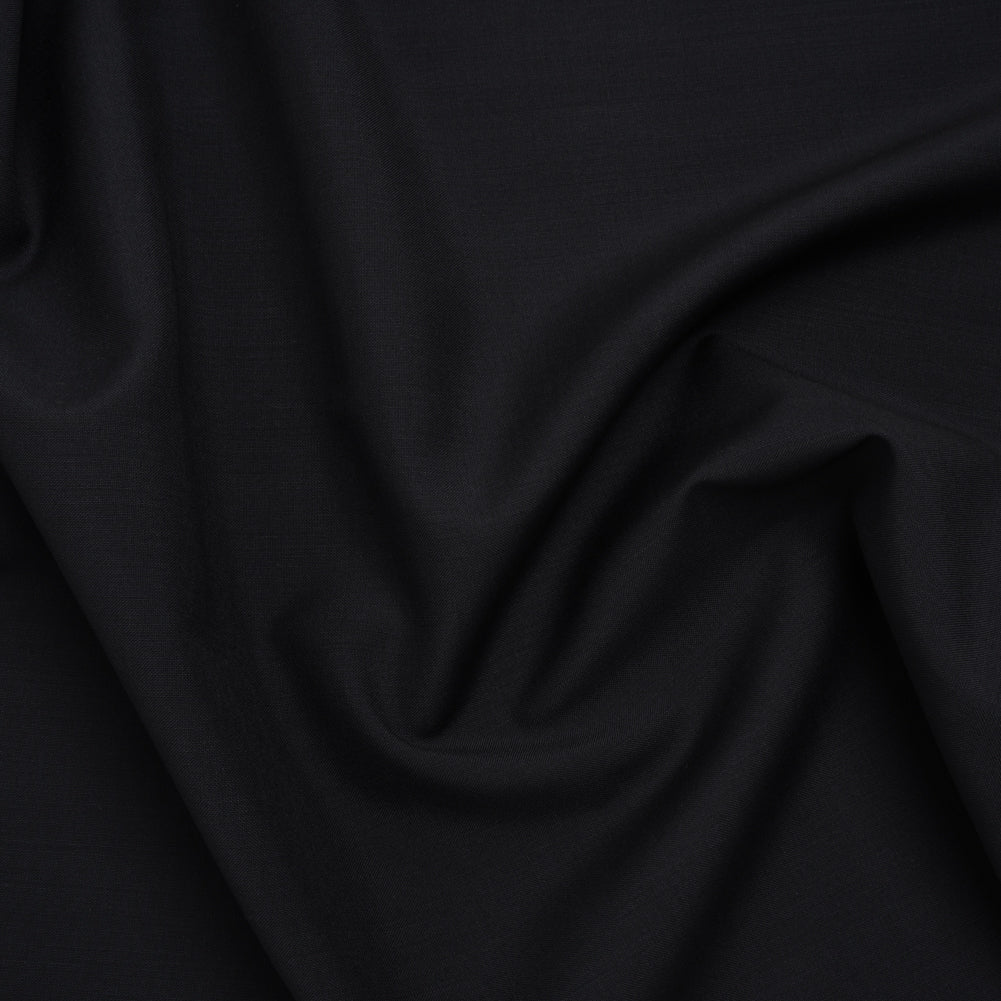 Summer Weight Wool Suiting by Alexander McQueen - Midnight Blue - Desi