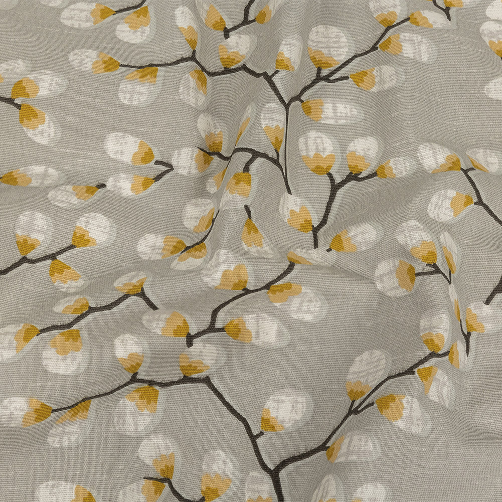 Cotton Canvas Print - Mimosa Prairie Willows - British Imported