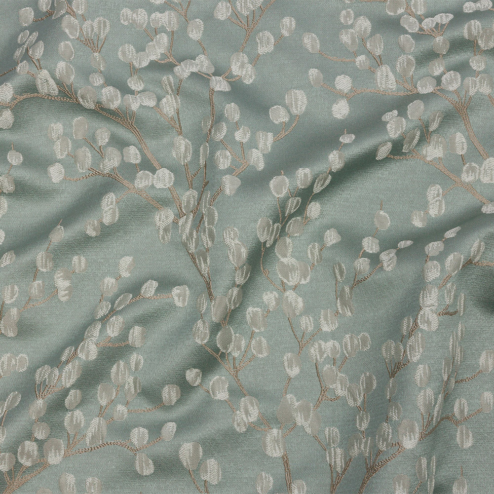 Drapery Jacquard - Mineral Prairie Willow - British Imported
