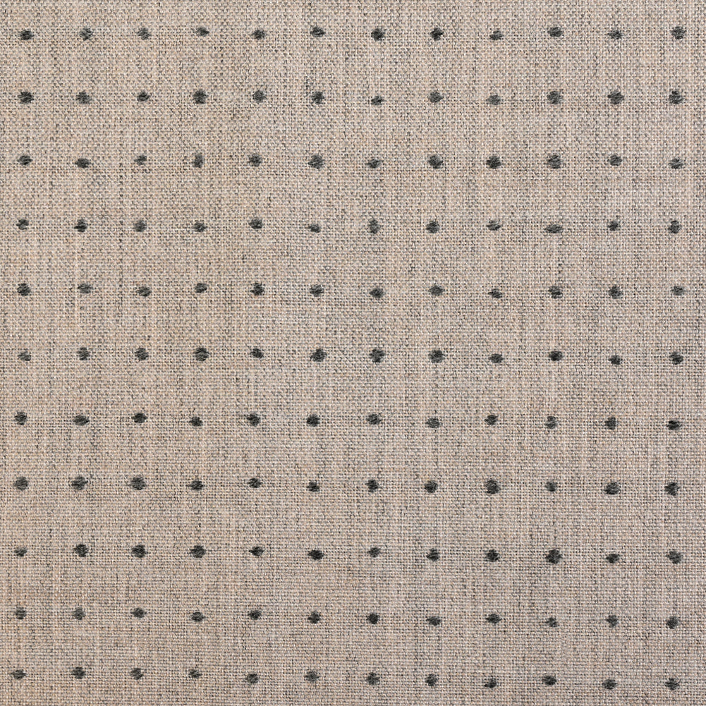 Lure Upholstery Woven by Sunbrella - Pebble Beige Polka Dots